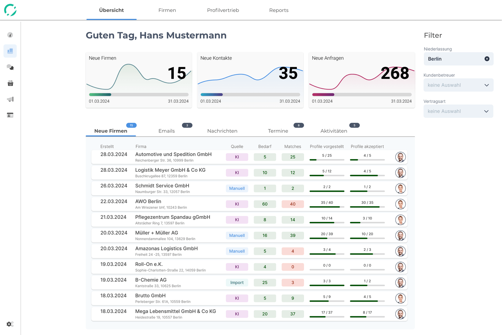 talent360 - Software für Personaldienstleistung